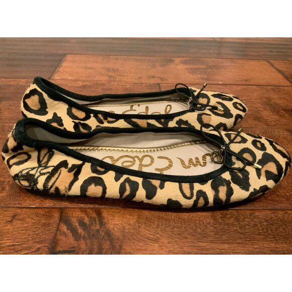 Sam Edelman | Shoes | Sam Edelman Tan Black Leopard Print Felicia Flats ...